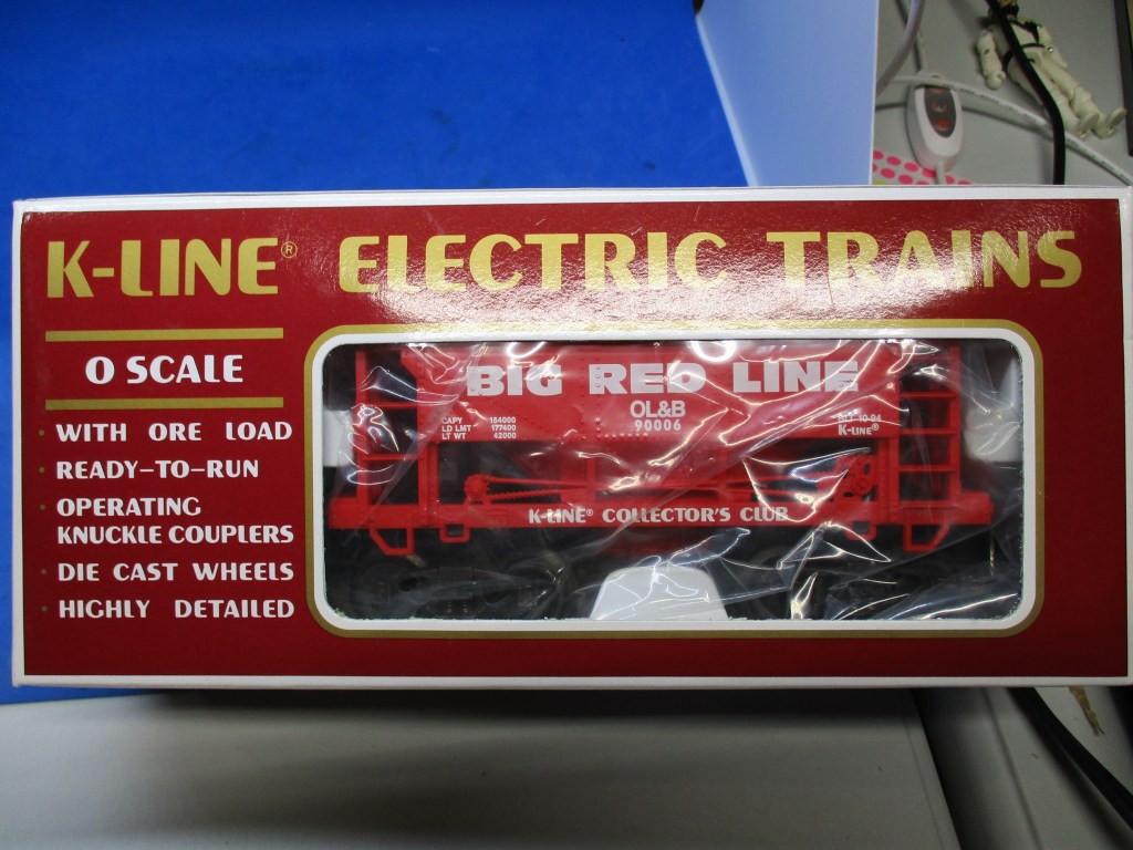 LIONEL K-Line K90006 K-Line Collectors Club 1994 Big Red Line Ore Car ...