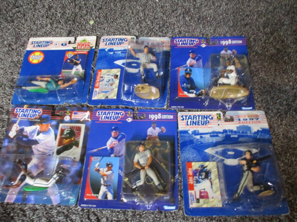 Starting Lineup SLU Seattle Mariners lot A Rod, Griffey JR & more 6 ...