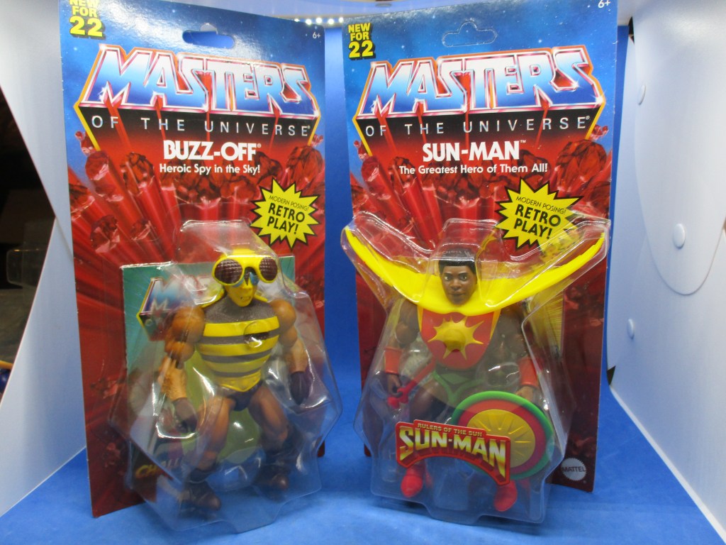2 MOTU Origins Buzz-Off & Sun Man Action Figures *BRAND NEW* 2022 ...