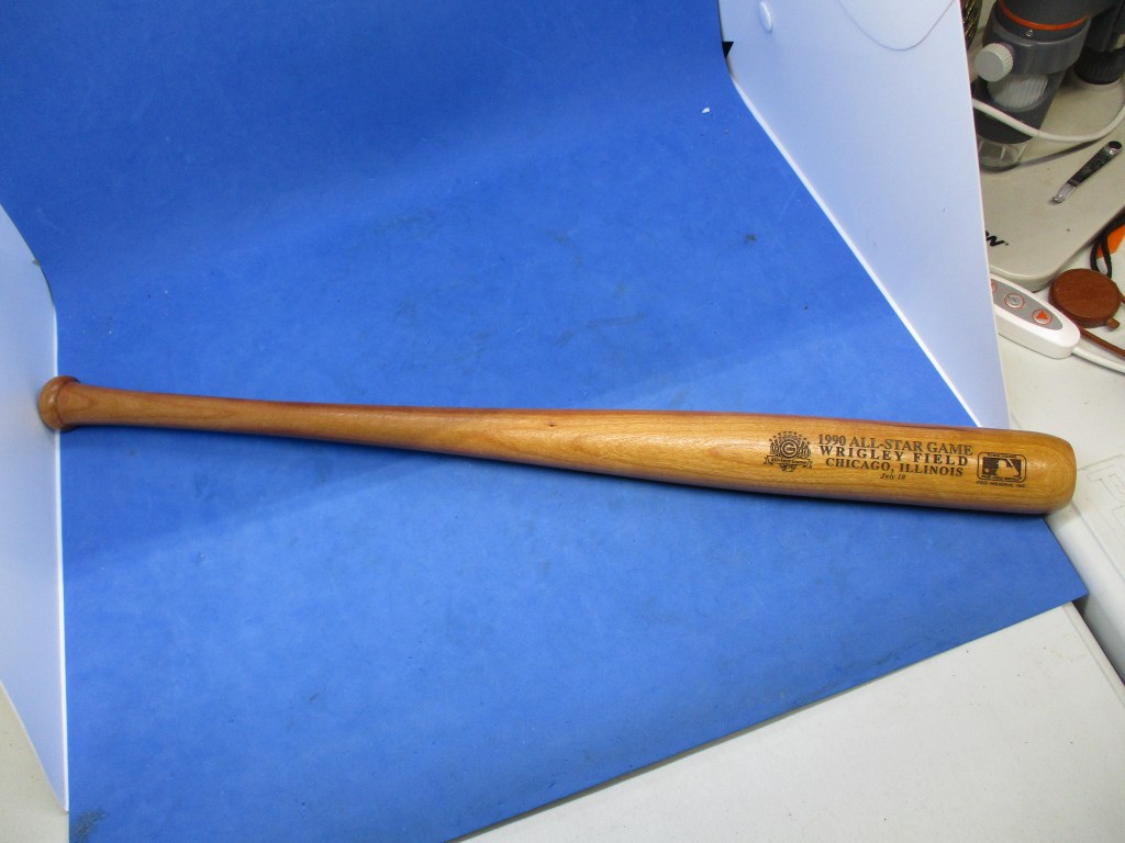 1990 MLB ALL STAR COMMEMORATIVE MINI BASEBALL BAT CHICAGO CUBS WRIGLEY ...
