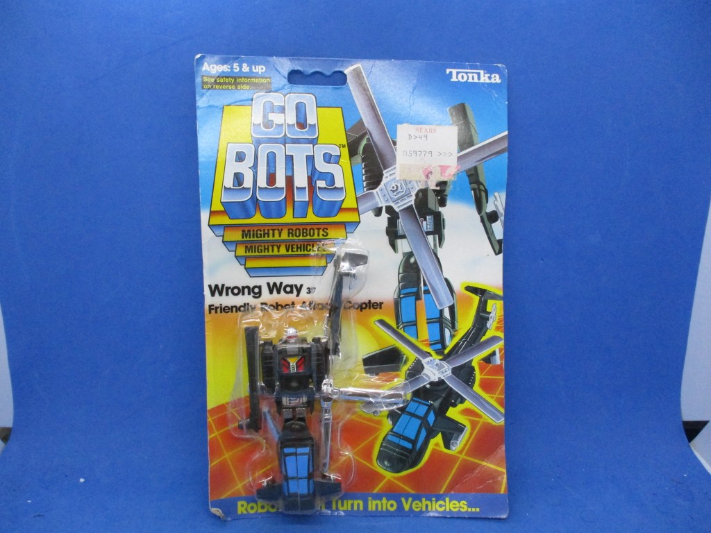 Gobots Go Bots Bandai Wrong Way #37 Action Figure Robot New on Card ...
