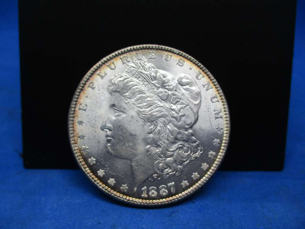 1887 $1 Morgan Silver Dollar in Choice BU Condition | Family Legacy ...