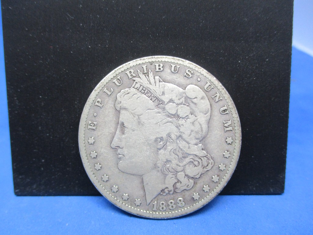 1888 S US Morgan Silver Dollar $1 VG Semi Key | Family Legacy Estate Sale
